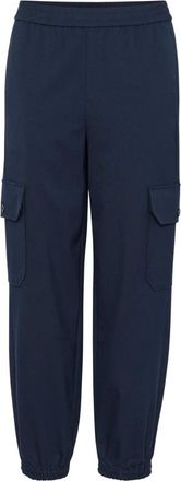 Part Two Femme, Pantalons, Bleu, Taille: 40 FR Pantalon Taille Élastique Bleu Foncé