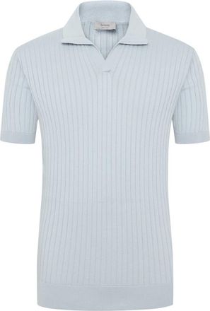 Ferrante Softes Poloshirt aus &auml;gyptischer Baumwolle mit Variokragen in