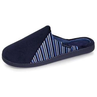Isotoner Chaussons pantoufles Mules homme, 43 EU, marine