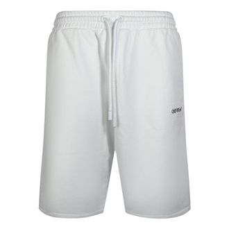 Off-white Off-white Stitch Diags Skate Sweatshorts Wei&szlig;