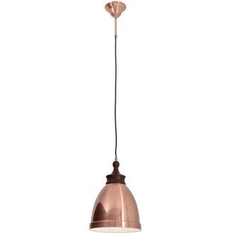 N&auml;ve Pendelleuchte H&auml;ngelampe Deckenleuchte Esszimmerleuchte Metall Kupfer H 126 cm