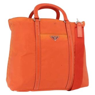 Prada Pre-owned Vintage Tote Bag - - Pre-owned - Damen - Orange - ONE SIZE