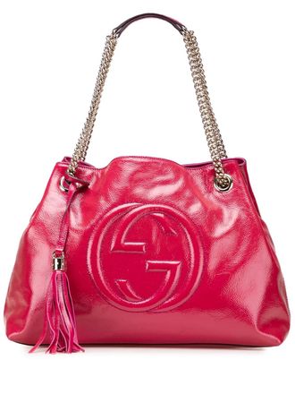 Gucci sac porté épaule Soho médium (2000-2015) - Rose
