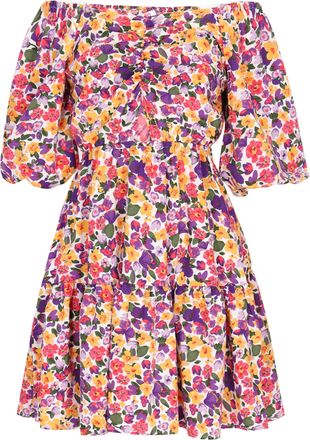 Mymo Kleid Frauen violett mehrfarbig