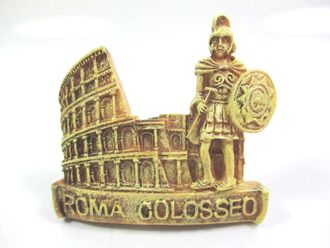 Generic Rom Magnet Poly Souvenir Italien Colosseum Gladiator Colosseo (A60)