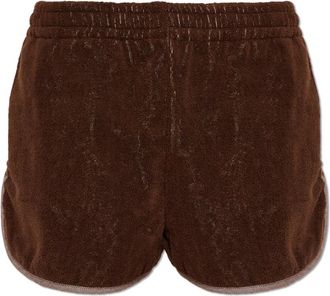 Versace unisex, Shorts, Brun, Taille: XS Cotton-Terry Jacquard Sweat Shorts