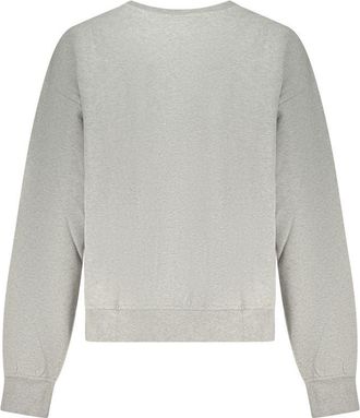 Calvin Klein Cotton-Blend Crew Neck Sweatshirt - Gray