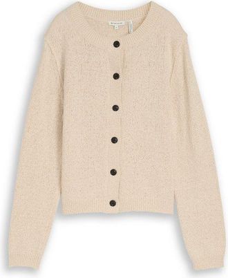 Tom Tailor Cardigan Pullover & Strickjacken Cardigan mit Rundhalsausschnitt