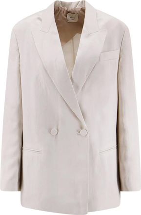 Alysi Femme, Vestes, Blanc, Taille: 40 FR Blazer Crois&eacute;