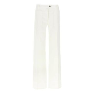 Ferragamo Gerades Jeans - - Trousers - Damen - Wei&szlig; - S