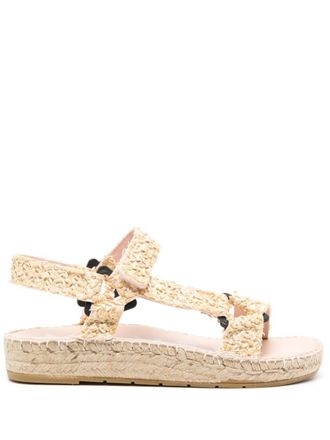 Maneb&igrave; Yucatan Espadrilles aus Bast - Nude