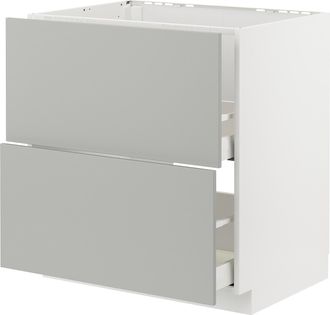 IKEA METOD / MAXIMERA Unterschr. f Spüle/2 Fronten/2Sch