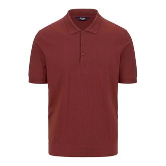 K-Way Homme, Tops, Brun, Taille: S Polo classique &agrave; manches courtes