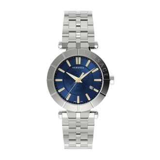 Versace V-Race 43 mm Uhr - - Accessories - Herren - Blau - ONE SIZE