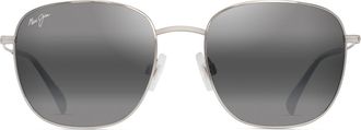 Maui Jim Brille Gr&ouml;&szlig;e 55 mm Silber/Eye SIZE: 55 Temple LENGTH: 150 Vertical SIZE: 49