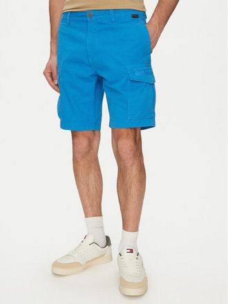 Napapijri Stoffshorts N-Deline NP0A4HOT Blau Regular Fit