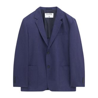 Filippa K Relaxed Blazer - - Jackets - Herren - Blau - XL