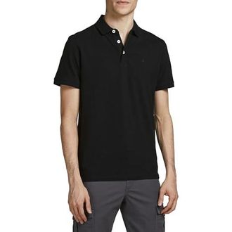 Jack & Jones Jjepaulos Polo Ss Noos Homme JJEPAULOS Polo SS NOOS, Noir, XS