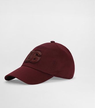 Dolce & Gabbana Cotton Gabardine Baseball Cap - Mann Hüte Und Handschuhe Violett 57