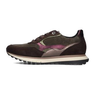 Gabor Braune Low Sneakers mit bunten Details - - Shoes - Damen - Mehrfarbig - 37 1/2 EU