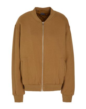 8 by YOOX ORGANIC COTTON OVERSIZE BOMBER
