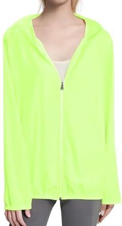 Generic Veste de pluie fine pour femme - Coupe-vent - Imperm&eacute;able et respirante - Veste softshell - Veste d&eacute;t&eacute; l&eacute;g&egrave;re - Pliable - Veste dext&eacute;rieur fonctionnel