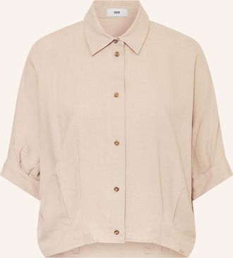 Cinque Cinque Hemdbluse Citerni Mit Leinen beige