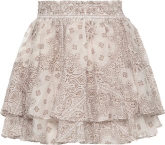 Saint Barth Femme, Jupes, Multicolore, Taille: 38 FR Mini-jupe Voile Bandanna