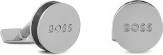 HUGO BOSS Manschettenkn&ouml;pfe BOSS 50538539 Silberfarben