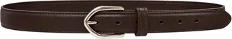 Erika Cavallini Semi Couture Ceinture fine en cuir - Femme - Accessoires - Brun - Taille: M