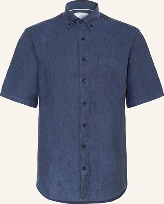 Bogner Kurzarm-Hemd Lykos-5 Comfort Fit Aus Leinen blau