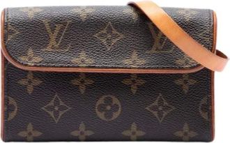 Louis Vuitton Pochette Florentine Pre-owned - Femme - Pre-owned - Brun - Taille: ONE Size