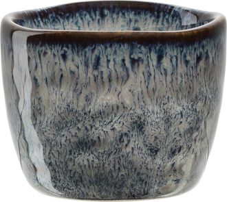 Leonardo LEONARDO Matera Eierbecher - Eier Becher aus Keramik - Durchmesser 5,2 cm, Höhe 4 cm - Einfach zu reinigen, spülmaschinenfest - Eierbecher anthrazit