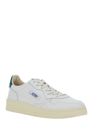 Autry Mens Sneakers Medalist Low White Leather Trainers