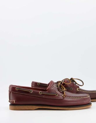 Timberland Chaussures bateau classiques - Marron foncé