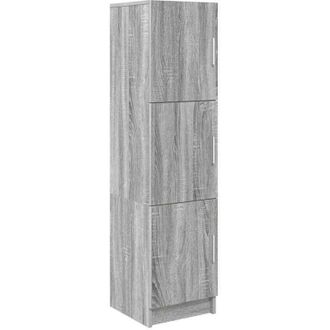 vidaXL Meuble de Rangement Sonoma gris 31,5 x 32 x 124 cm Vidaxl