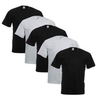 Fruit Of The Loom Original T 5-Pack Logo Mens T-Shirt
