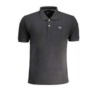 La Martina Homme, Tops, Noir, Taille: M Polo Brod&eacute;