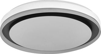 Ledvance Smart + wifi led Deckenleuchte, weiß/schwarz, 38W, 1050lm, Weißlichtfunktion, dimmbar, dynamischer Magic-RGB Lichteffekt, lange Lebensdauer, einfache