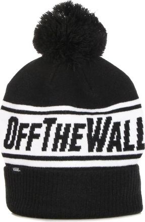 Vans Pom Pom Beanie Schwarz/Wei&szlig; - - Accessories - Herren - Schwarzk - ONE SIZE