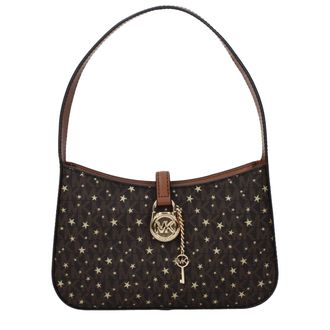 Michael Kors Braune Stoff-Handtasche