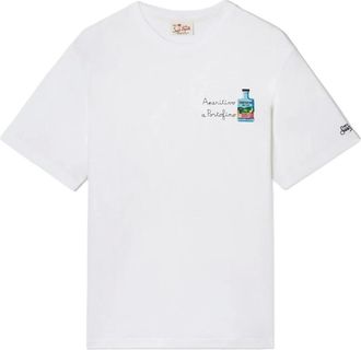 MC2 Saint Barth Homme, Tops, Blanc, Taille: XL Portofino T-Shirt