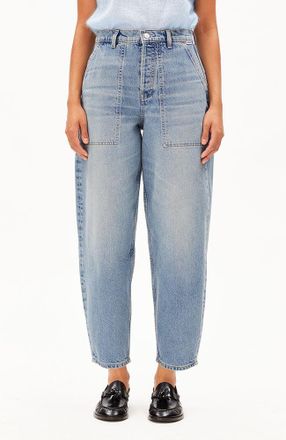 Armedangels Damen vegan Jeans Baarly Barrel Carpenter Andromedar