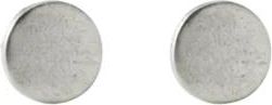 Dansk Copenhagen Tyra Waterproof Silver Stainless Steel Post Earrings - Sanded Finish - - Accessories - Damen - Grau - ONE SIZE