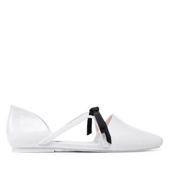 Melissa Ballerinas Melissa Pointy Stripe Jason 33435 Wei&szlig;