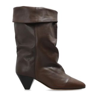Isabel Marant Dalby Leder-Ankle Boots - - Shoes - Damen - Braun - 36 EU