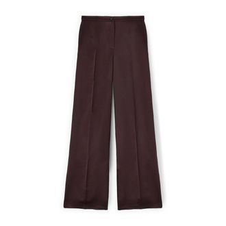 Motivi Palazzo-Hose aus Leinenmischung - - Trousers - Damen - Braun - 2XS