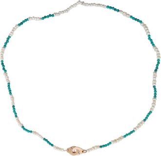 Dinh Van Halskette - DINH VAN MENOTTES R8 PENDANT-HALSKETTE AUS 18K ROS - Gr. unisize - in Gold - f&uuml;r Damen