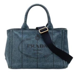 Prada Pre-owned Denim Satchel - - Pre-owned - Damen - Blau - ONE SIZE