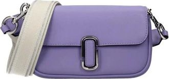 Marc Jacobs Femme, Sacs, Violet, Taille: ONE Size Sac bandoulière en cuir violet avec fermeture à bouton